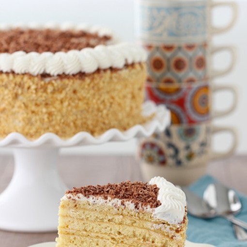Delicate and Tender Layer Cake - Smetannik (Торт "Сметанник") - Olga's ...