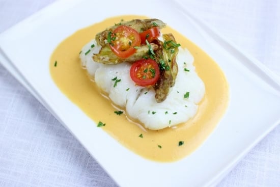 Poached Fish Fillets With Tomato Vinaigrette - Olga's Flavor Factory