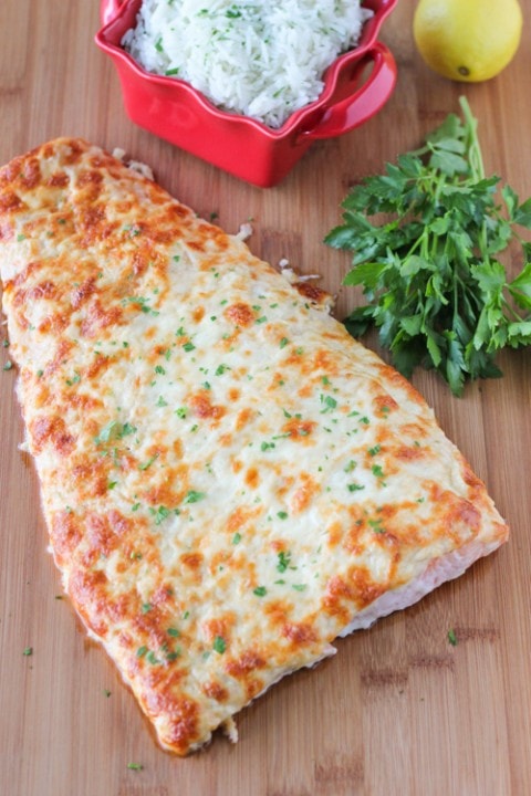 Cheesy Baked Salmon - Красная Рыба Под Сырной Шубой - Olga's Flavor Factory