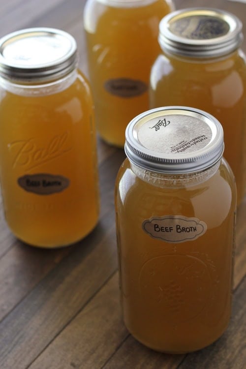 Homemade Beef Broth - Olga's Flavor Factory