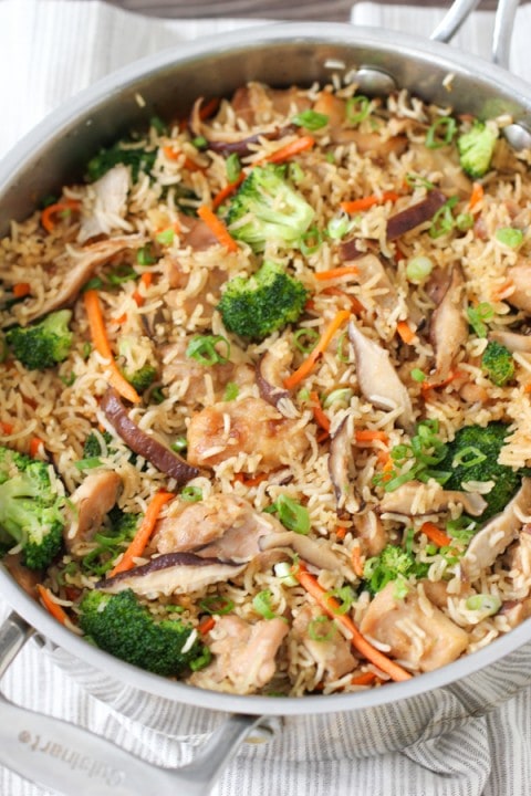 One Dish Asian Chicken and Rice - Olga's Flavor Factory