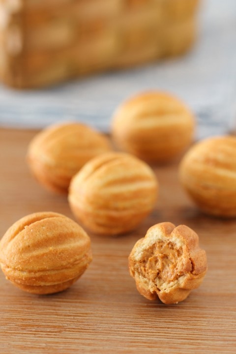 Russian Walnut Shaped Cookies - "Oreshki" - Olga's Flavor Factory