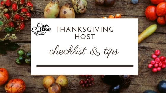 Thanksgiving Host Checklist and Tips - Olga's Flavor Factory