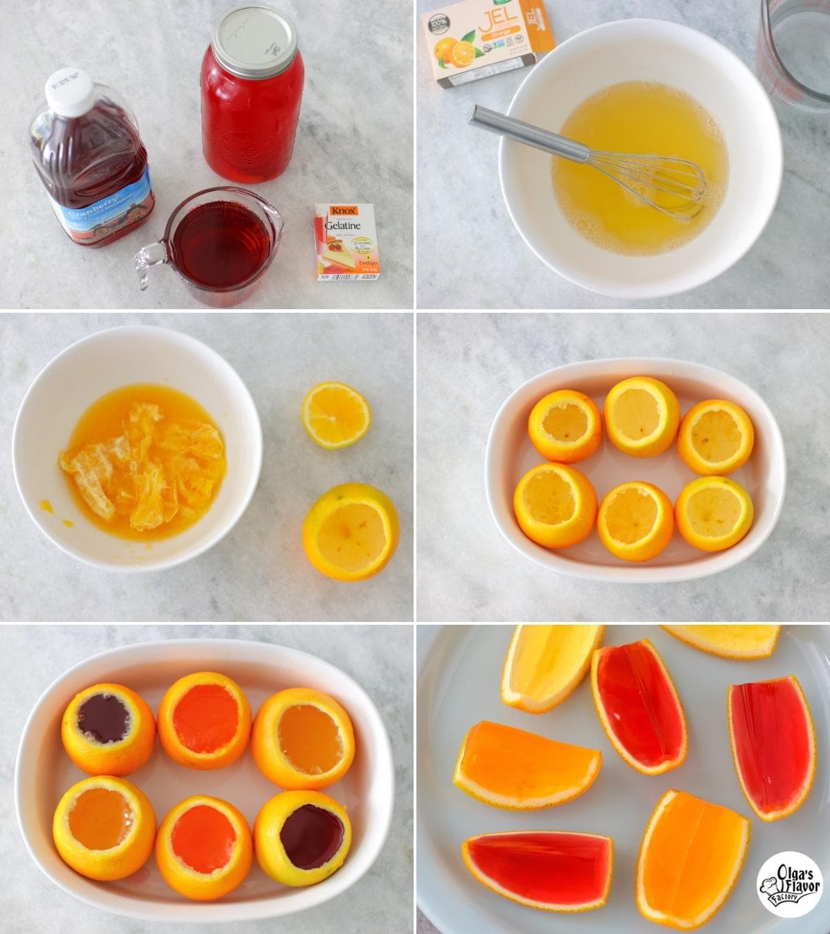 Orange Jello Slices - Olga's Flavor Factory