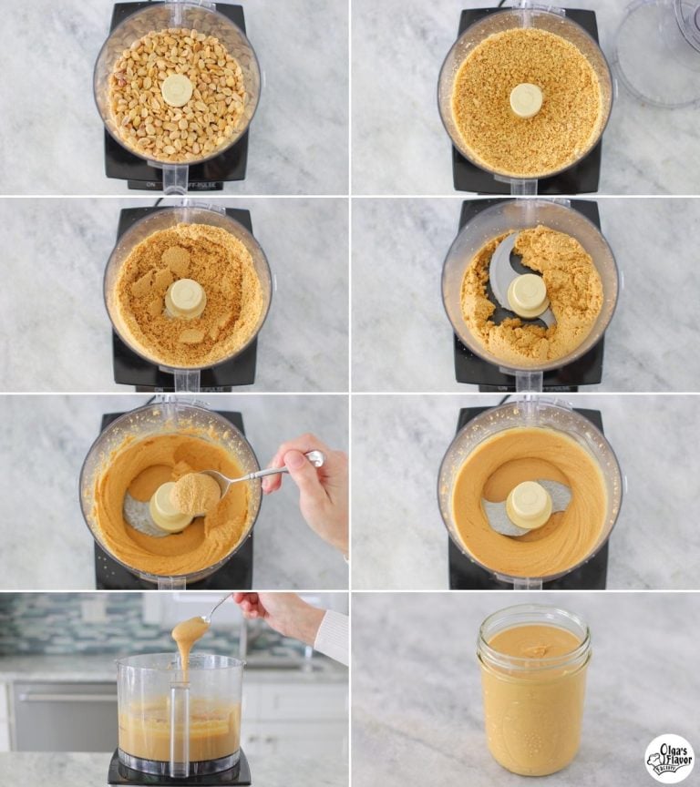 Homemade Peanut Butter in the Food Processor - Olga's Flavor Factory