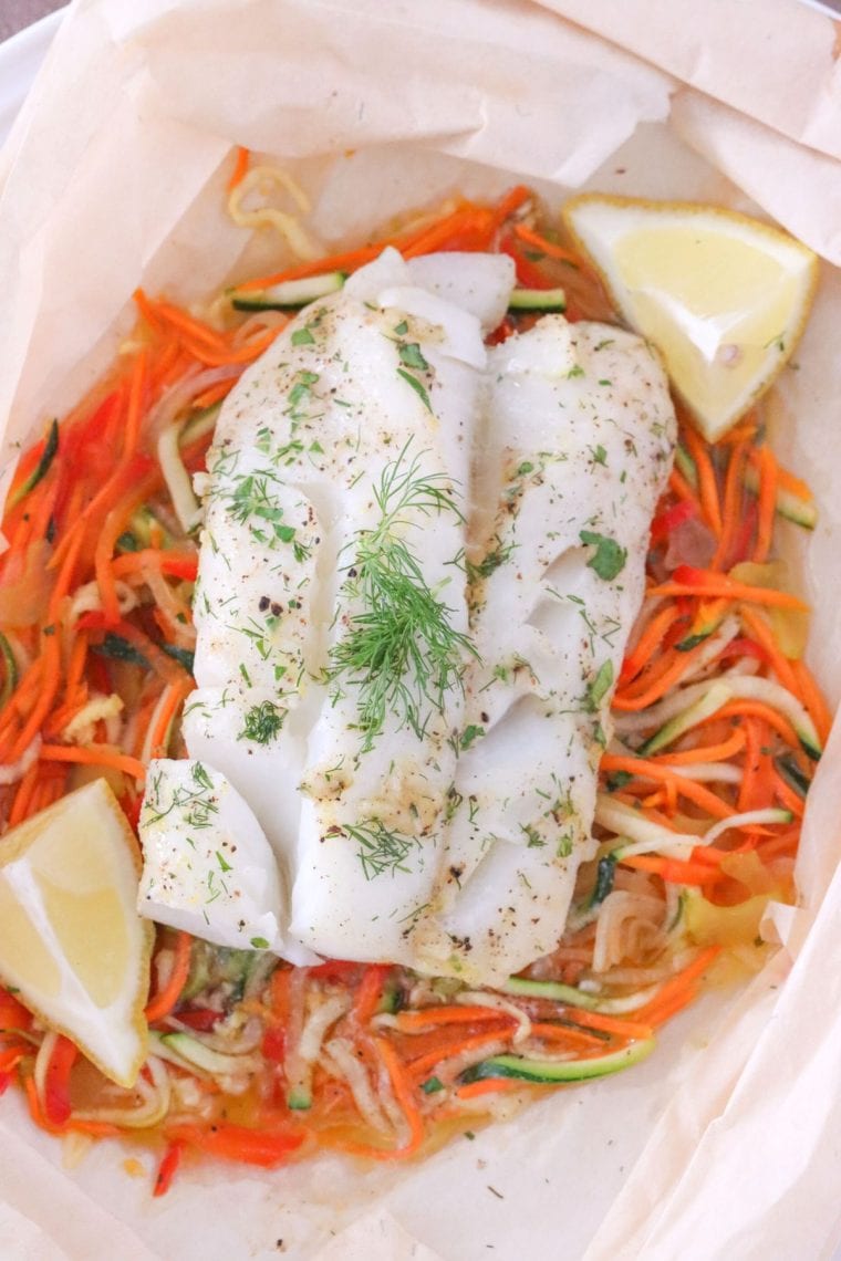 Fish and Vegetables En Papillote (Fish in Parchment) - Olga's Flavor ...
