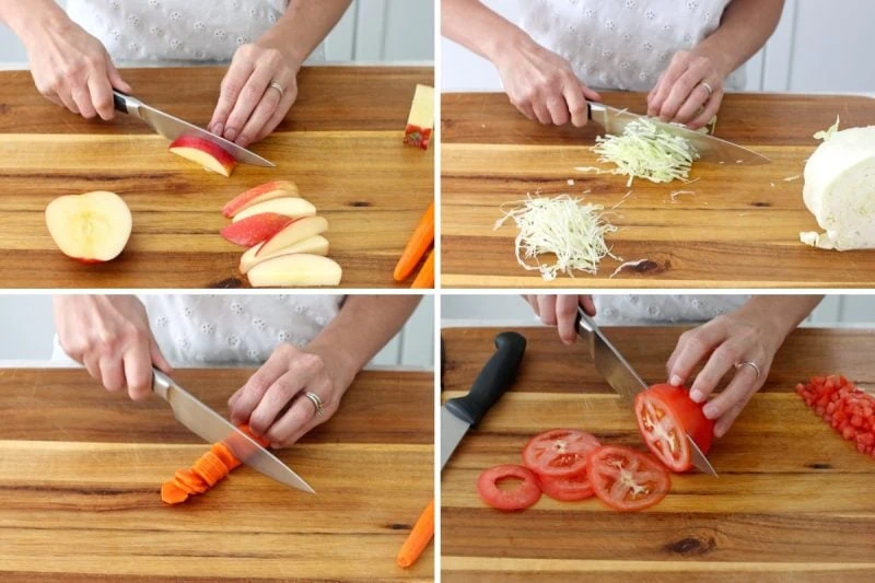 Basic Knife Skills For Home Cooks - Olga's Flavor Factory